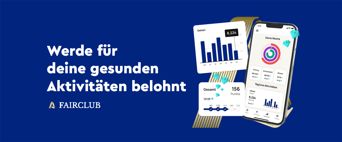 FAIRCLUB – Werde für deine gesunde Aktivtäten belohnt